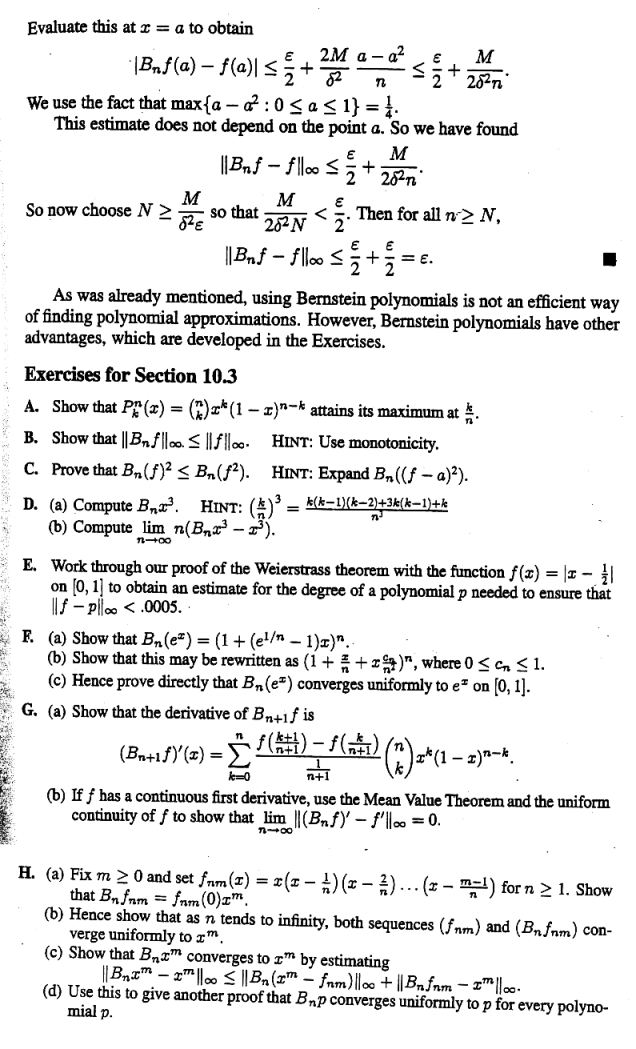 Weierstrass Approximation Theorem Weierstrass Approximation Theorem